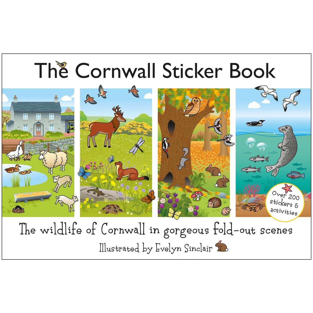 Cornwall Sticker Book for Children | Inspired by Lakeland